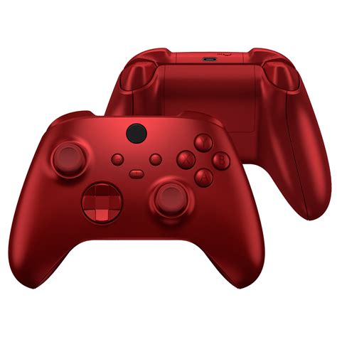 Vampire Red Full Set Housing Shell Cases With Buttons For Xbox Series X