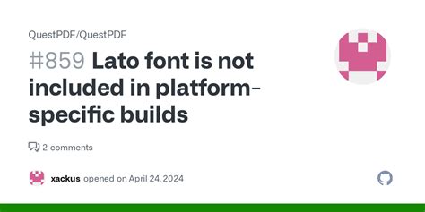 Lato Font Is Not Included In Platform Specific Builds · Issue 859