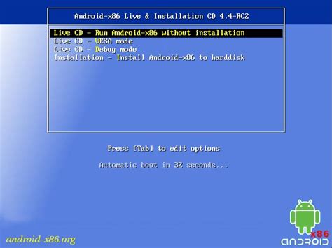 Android KitKat In VirtualBox Linux Org