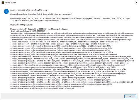 Exporting Audio To Ogg Is No Longer Available Issue 344 OpenNBS NoteBlockStudio GitHub