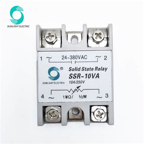 SSR 10va 10A 1m 1 2W Input 24 380va Output Voltage Regulator SSR Solid State Relay China