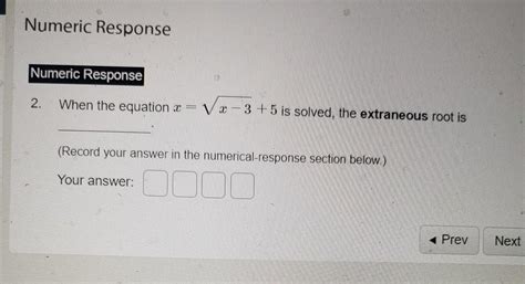 Solved Numeric Response Numeric Response V When Chegg Com