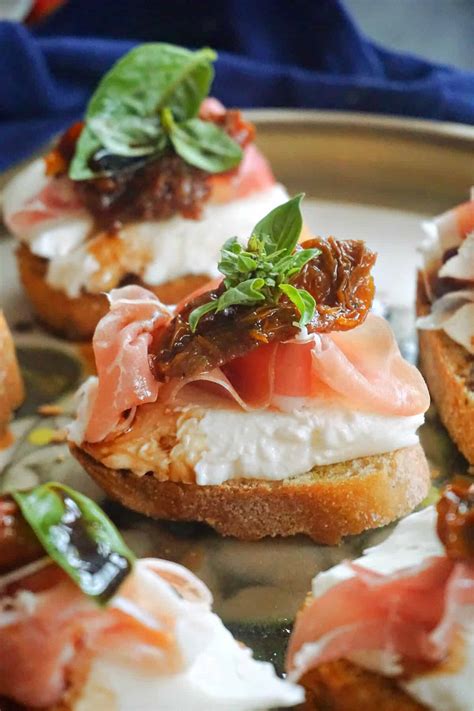Air Fryer Bruschetta With Prosciutto And Mozzarella My Gorgeous Recipes
