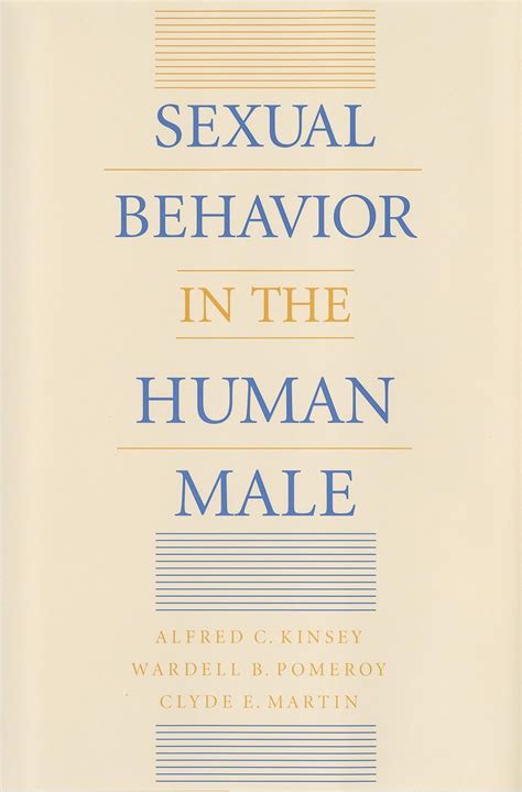 Sexual Behavior In The Human Male Kinsey Alfred C 9780253334121
