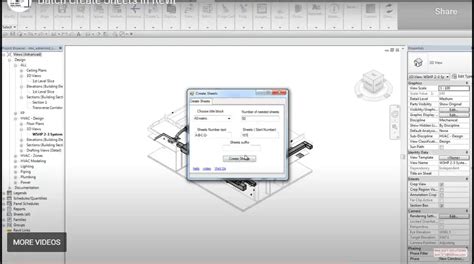 Review Batch Create Sheets Plugin For Autodesk Revit