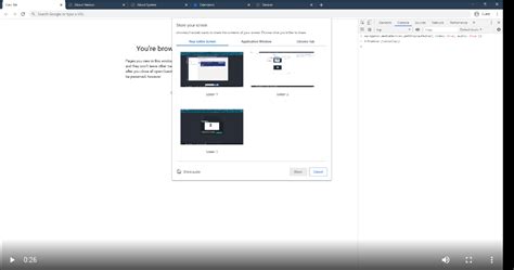 either fully support or remove audio capture entirely may re audio