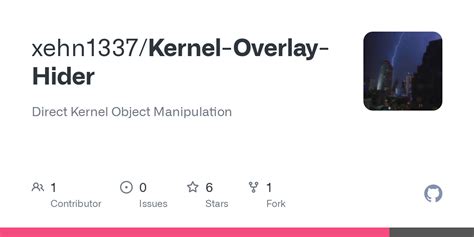 Github Xehn Kernel Overlay Hider Direct Kernel Object Manipulation