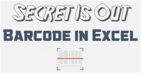 Excel Barcode Font Photos