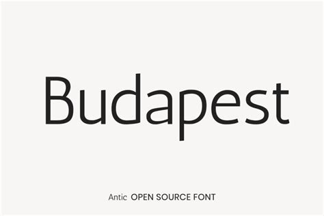 Free Antic Open Source Font By Santiago Free Font Add On Rawpixel