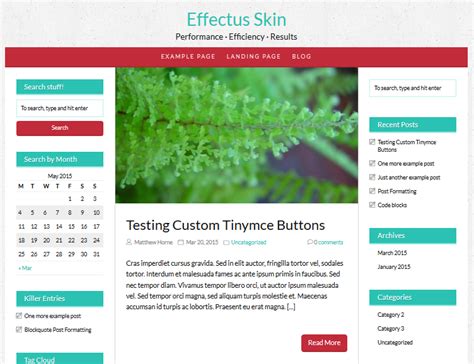 Example Effectus Layout Configurations