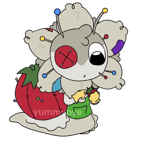 Knitty From Toontoonpark Character Design Dandy Comic Game