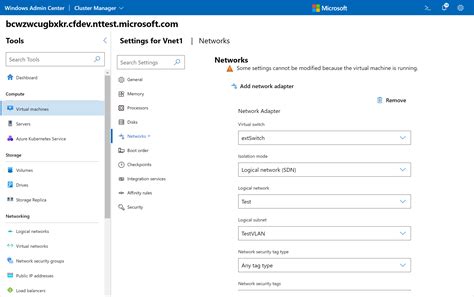 azure stack hci vm で既定のネットワーク アクセス ポリシーを有効にして割り当てる azure stack hci