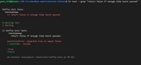 Lesson 9 Getting Assertion Error After Unit Test For Enough Time Hasnt Passed · Smartcontractkit