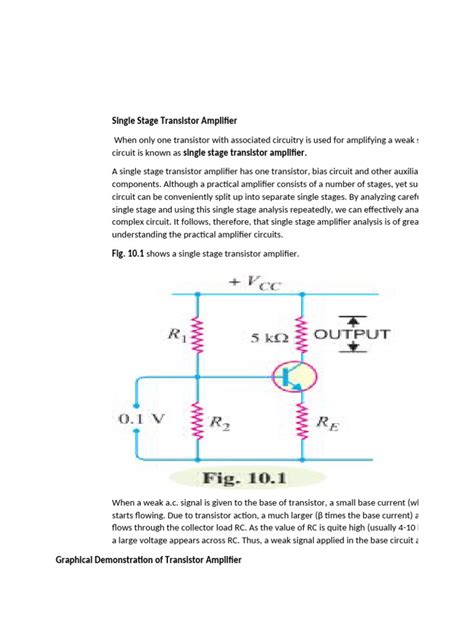 Single And Multistage Amplifiers Pdf Amplifier Capacitor