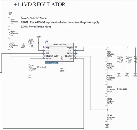 TPSM82903 Forced PWM Mode Fsw 1MHz Power Management Forum Power Management TI E2E