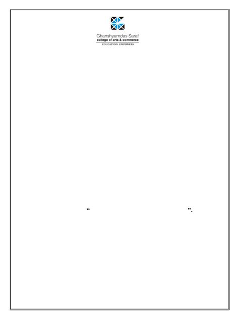 Certificate Format Pdf