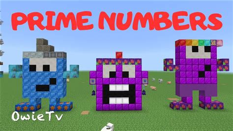 Prime Numbers Song Minecraft Numberblocks Skip Counting Songs Youtube