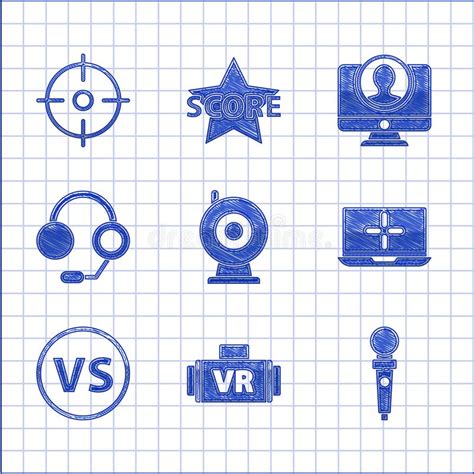 Set Web Camera Virtual Reality Glasses Joystick For Arcade Machine