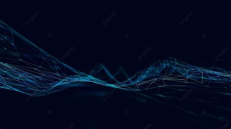 Seamless Looping 4k Animation Of Digital Technologys Abstract Waves In 3d Render Photo