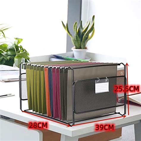 Eleanos☪ Folder Bin Holder Storage Boxfile Organizertorolle Letter