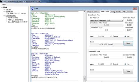 Btool Status No Attribute Found Within The Given Attribute Range