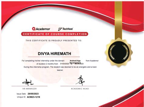 Divya Hiremath On Linkedin Connections Share Development Internship Android Work Experience