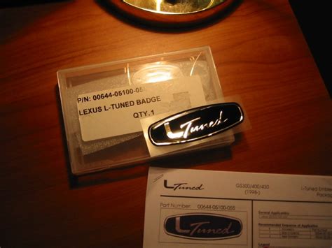 1 L Tuned Badge For Sale Clublexus Lexus Forum Discussion