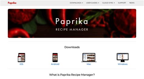 paprika recipe manager for ios paprika app