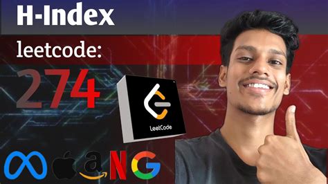 H Index Leetcode 274 Efficient Solution Interview Question