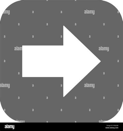 Arrow Icon Isolated Flat Design Stock Vector Image And Art Alamy