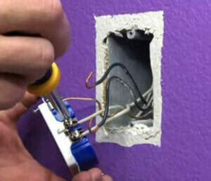 How To Move An Outlet Up A Wall Steps