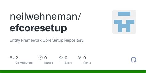 Github Neilwehneman Efcoresetup Entity Framework Core Setup Repository