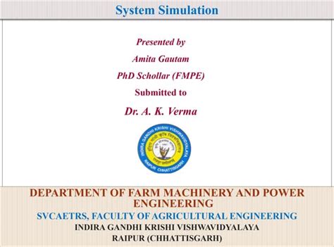 2 system simulation modeling unit i ppt