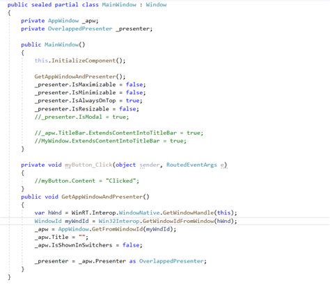 need help to make window as overlay in winui3 application development