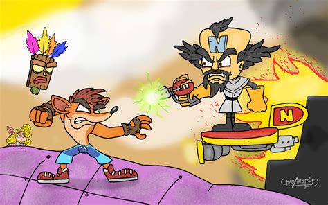 Crash Vs Cortex By Chadartist99 On Deviantart