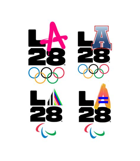 2028 La 올림픽조직위 올림픽 로고 발표