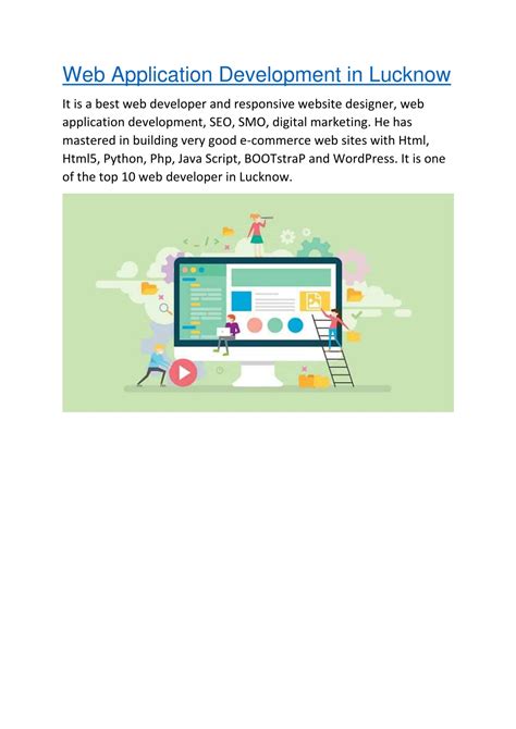 Ppt Web Application Development In Lucknow Powerpoint Presentation Free Download Id11631068