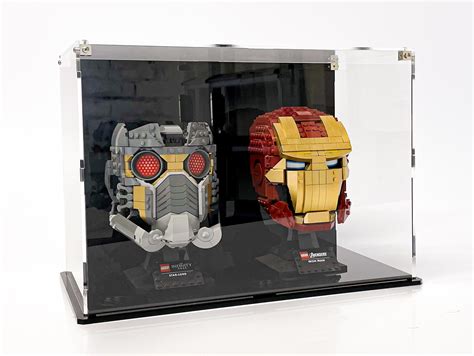 BrixboxDisplay Case For Two 2 LEGO Helmets Brixbox