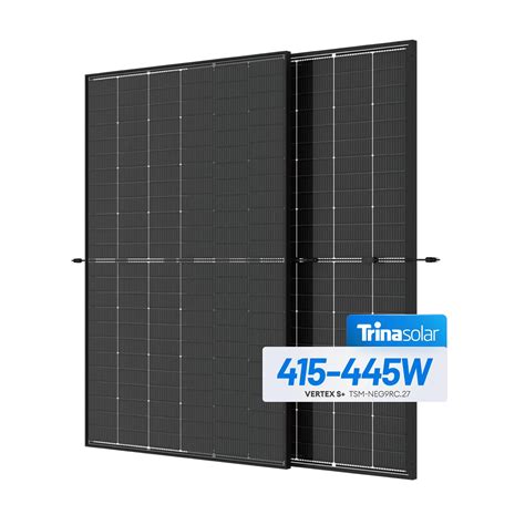 Trina All Black N Type Solar Panels 420w 430w 440w Europe Bificial Pv Module China Pv Modul