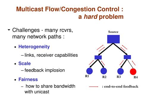 PPT Flow And Congestion Control For Reliable Multicast Communication In Wide Area Networks