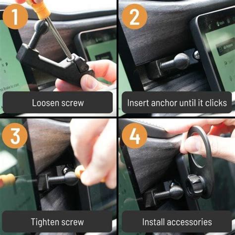 Radar Detector Accessories Dash Mount Setup For Rivian R1t R1s Quick Easy And Removable