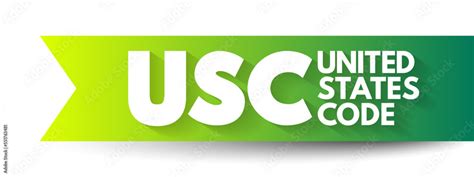 Usc United States Code Is The Codification By Subject Matter Of The