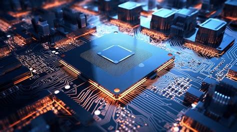 Circuit Board With Many Cpu Processors In The Server Room Of The Data Center Ai Premium Ai