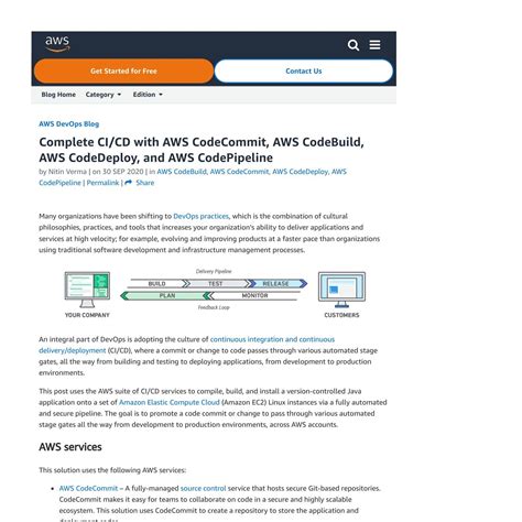 Aws Amazon Es Blogs Devops Complete Ci Cd With Aws Codecommit Aws Codebuild Pdf DocDroid