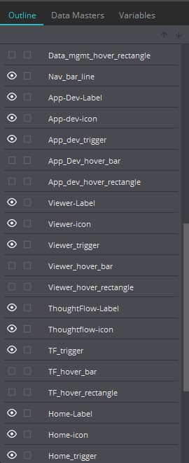 hidden layers showing in simulate justinmind qanda
