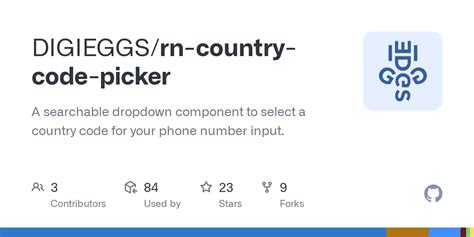 GitHub DIGIEGGS Rn Country Code Picker A Searchable Dropdown Component To Select A Country