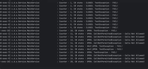 building resiliency in spring boot applications in case of dependency