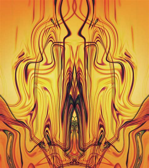 Warm Squiggles Digital Art By Reflection Of You Fine Art America