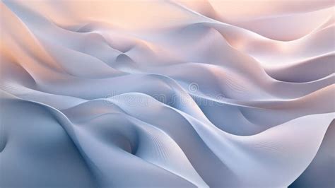 Abstract Pattern Of Intertwined Wavy Lines In Cool Tones Stock Illustration Illustration Of