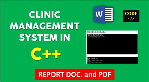 Clinic Management System In C Project